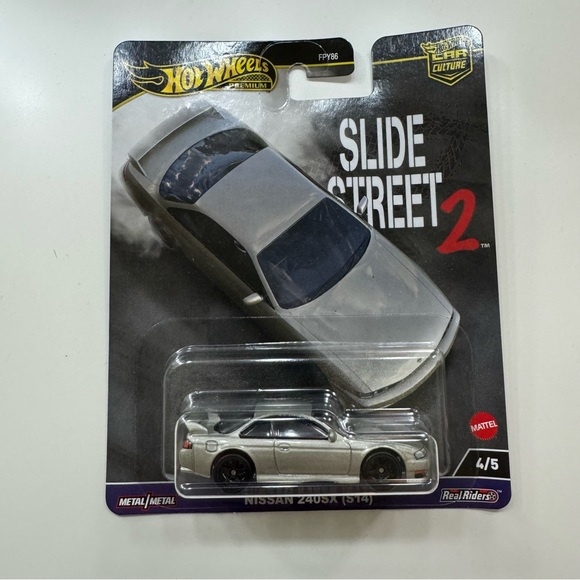 Toys | Hot Wheels Premium Slide Street 2 Nissan 24sx S14 2024 | Poshmark